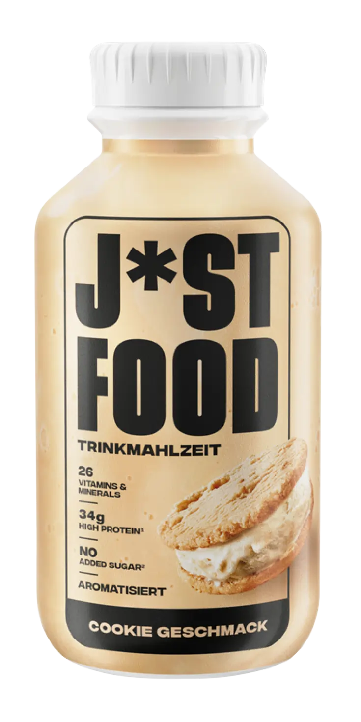 J*ST FOOD - die neue Trinkmahlzeit in vier leckeren Sorten